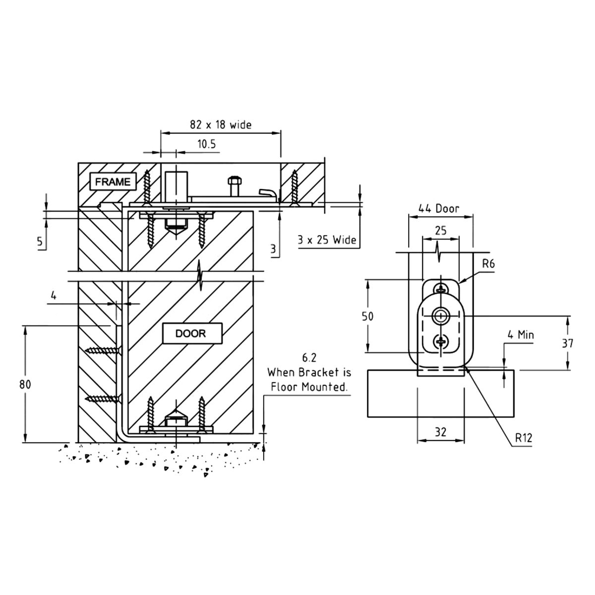 Pivot Set for Doors | Architectural Ironmongery | Ahmarra